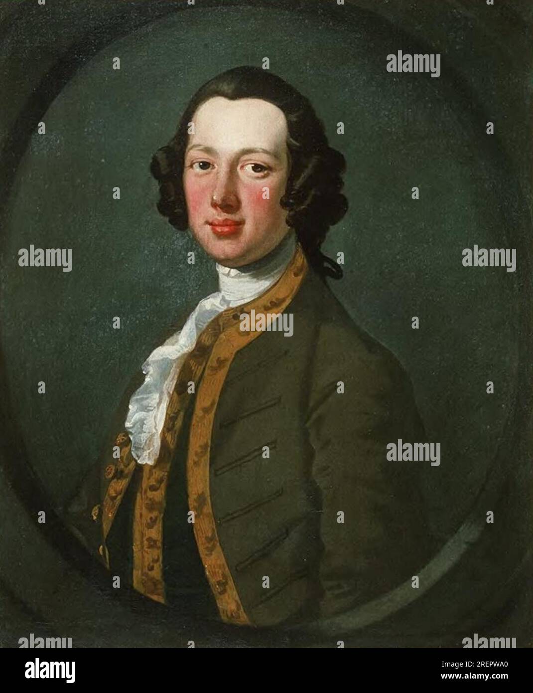 Captain Walter Griffith of Bron-Gain circa 1750 by Richard Wilson Stock ...