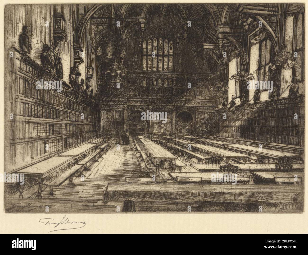 The Temple, London by Percy Elizabeth Flora Thomas Stock Photo - Alamy