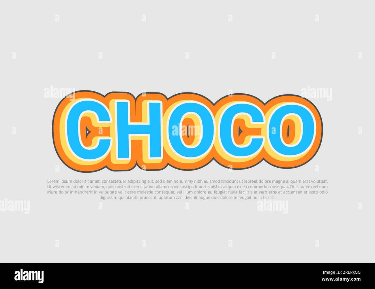 Crunchy text effect template with 3d bold style use for logo Pro Vector ...