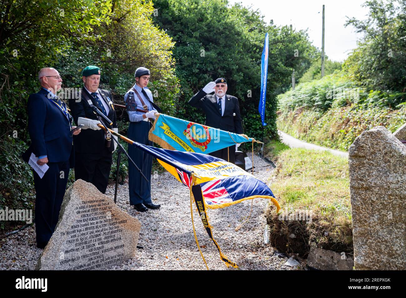 Camborne, Cornwall, 29th July 2023, Mayor of Camborne, Zoe Fox, joined ...