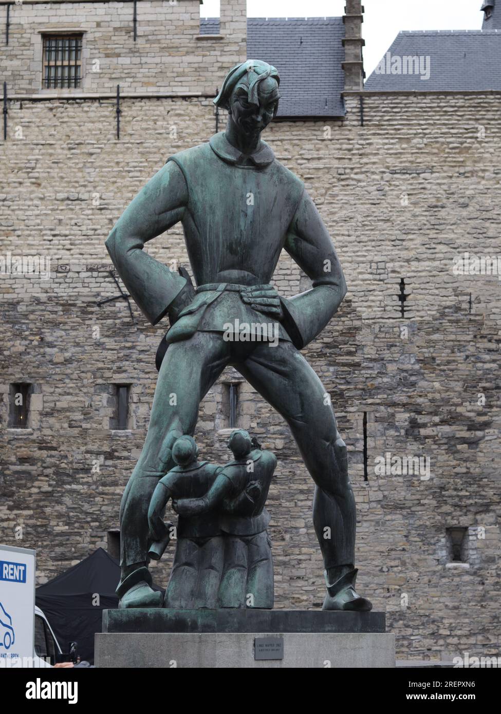 Lange Wapper Statue is the legendary giant, born from vegetables ...