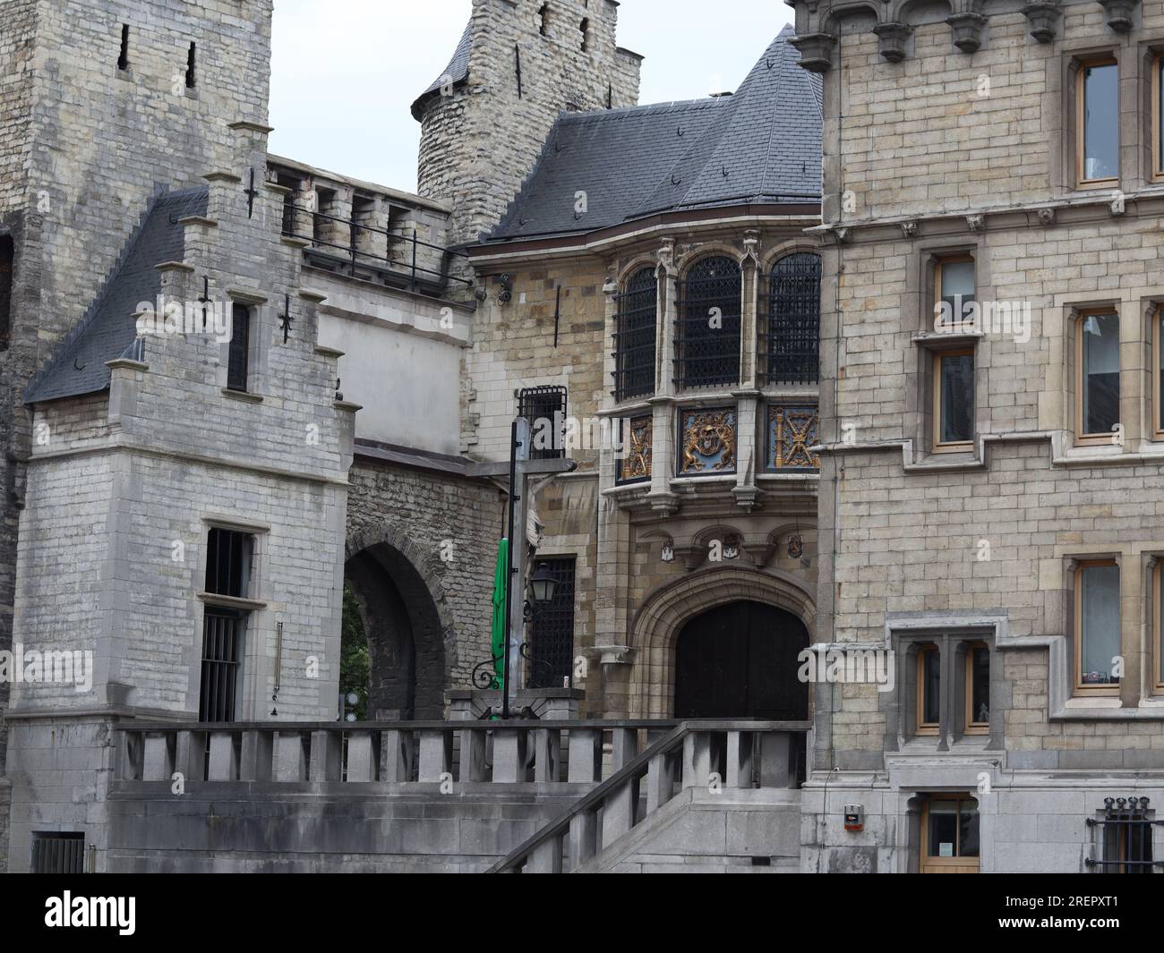 Het Steen is a medieval fortress in the old city centre of Antwerp ...