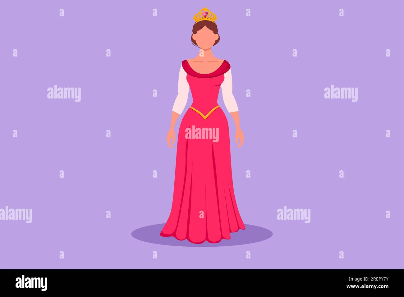 Beautiful Medieval Princess Drawing