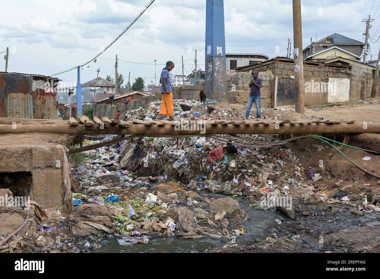Nairobi urban settlement hi-res stock photography and images - Alamy