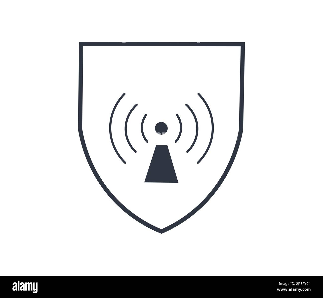 Protection against electromagnetic fields symbol Stock Vector Image ...