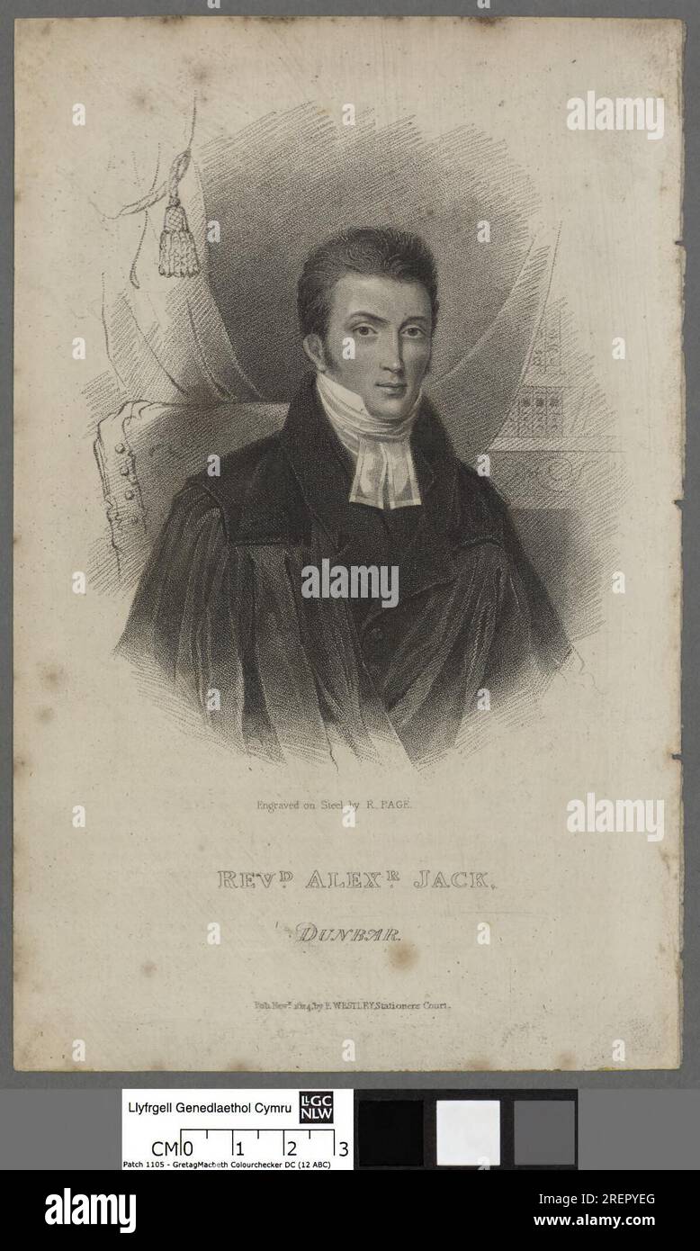 Alexander Jack, Dunbar 1824 by R. Page Stock Photo - Alamy