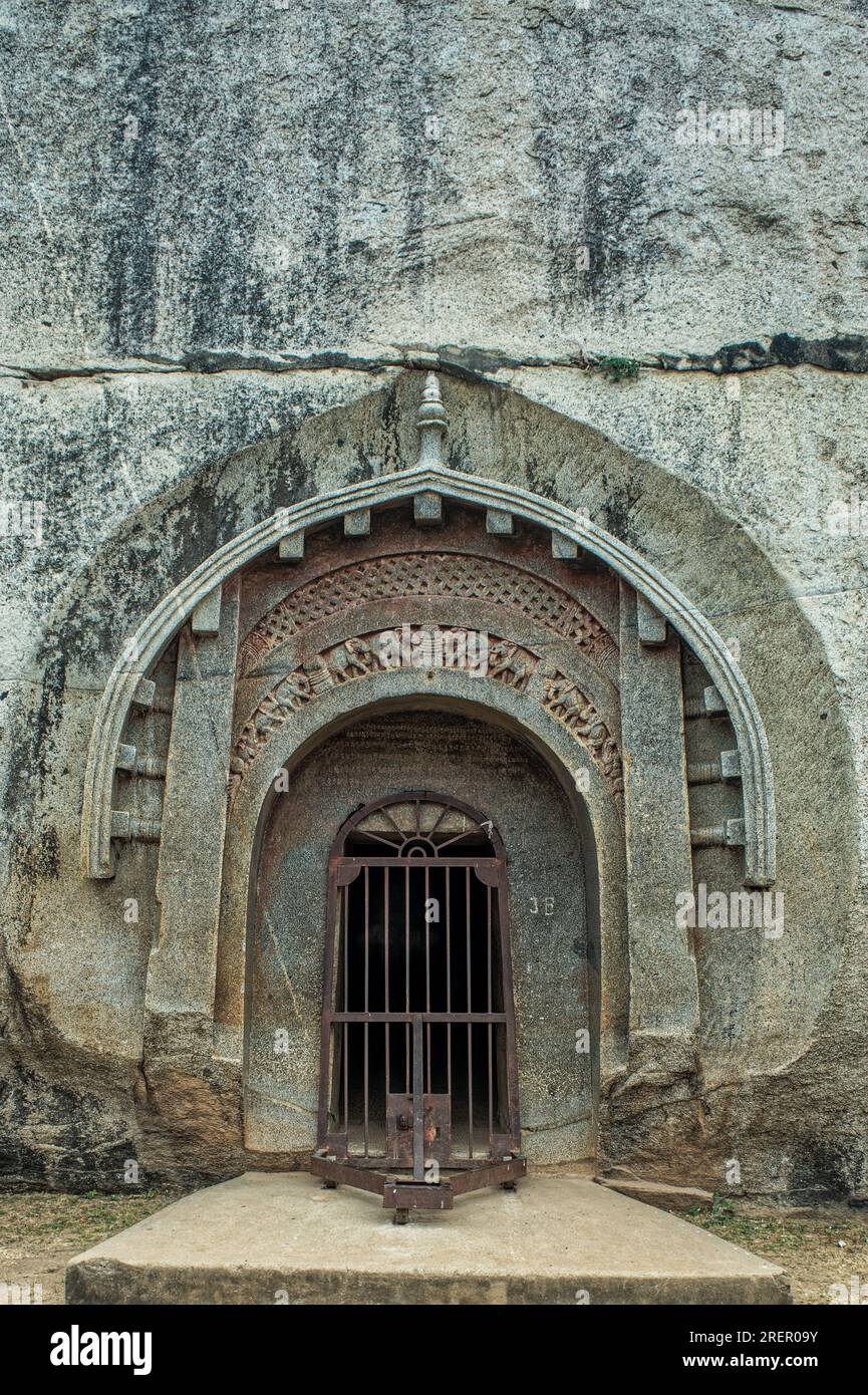 12 24 2014 Entrance of Barabar Caves,oldest man made caves built by ...