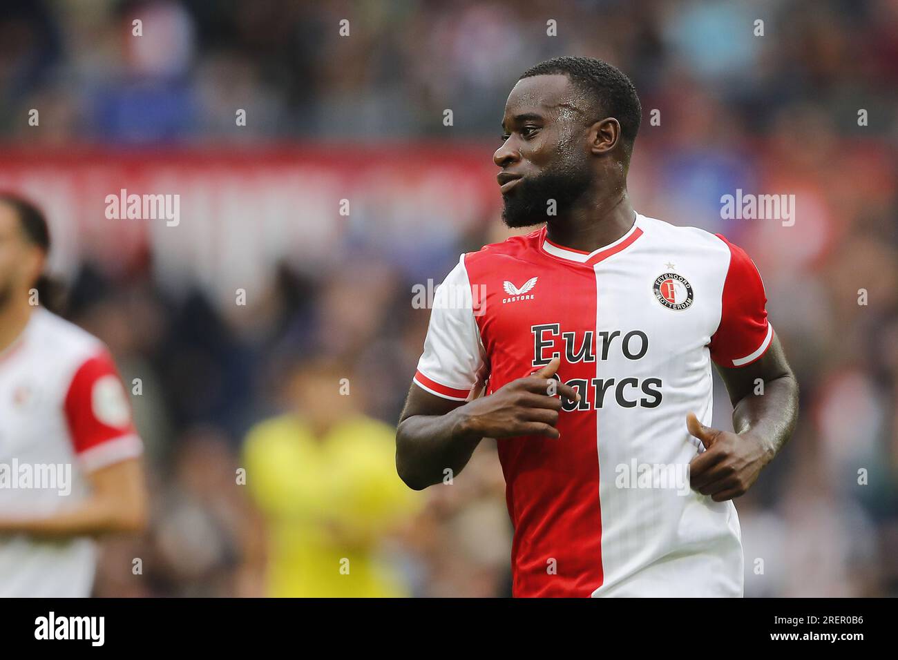 ROTTERDAM - Lutsharel Geertruida of Feyenoord during the friendly match ...
