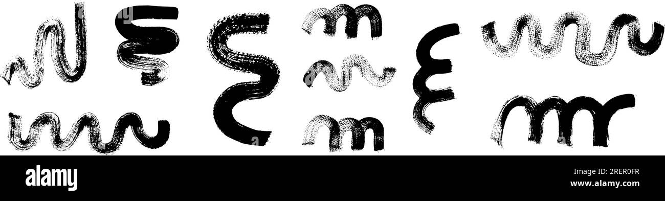 Lines and pencils create squiggly doodles, scribbles, and squiggles ...