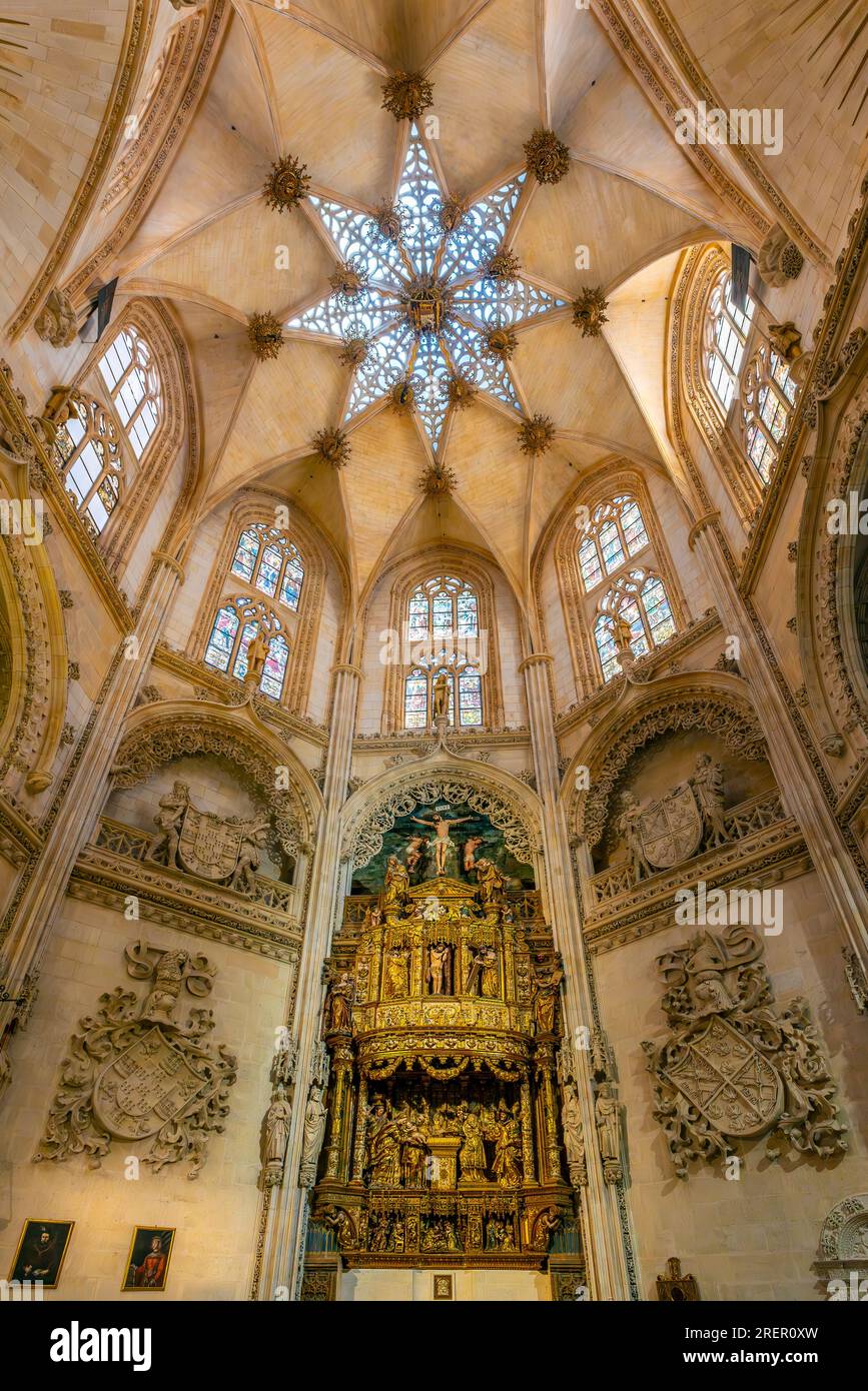 The Chapel of the Constables at the Cathedral of Saint Mary of Burgos. It is dedicated to the ...