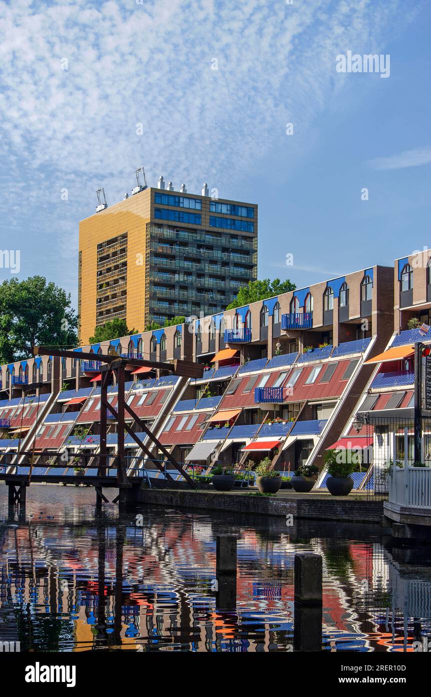 Rotterdam, The Netherlands, July 26, 2023: modern buildings and a ...