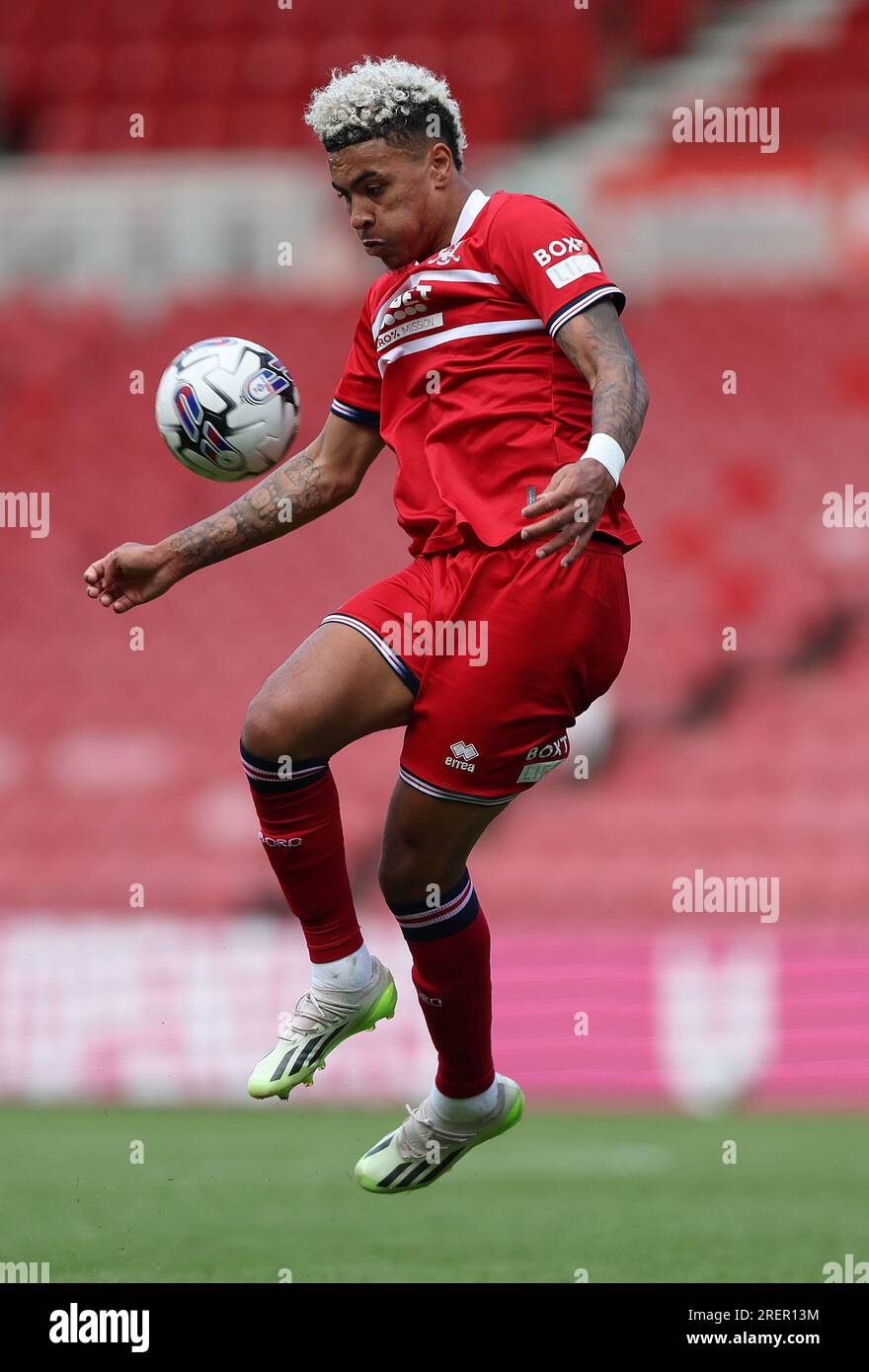 Morgan Rogers of Middlesbrough in action during the Pre-season friendly ...