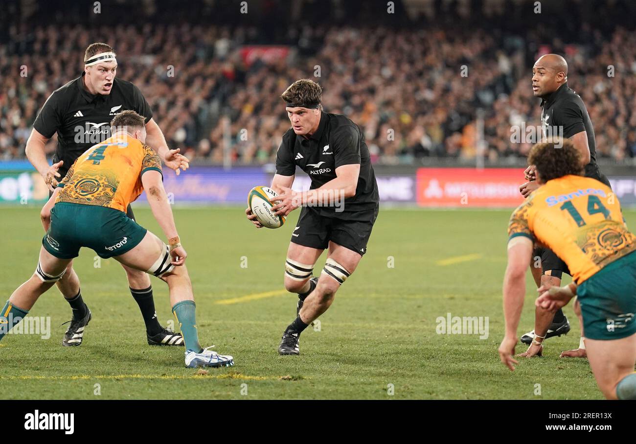 Melbourne, Australia. 29th July, 2023. Scott Barrett of New Zealand ...