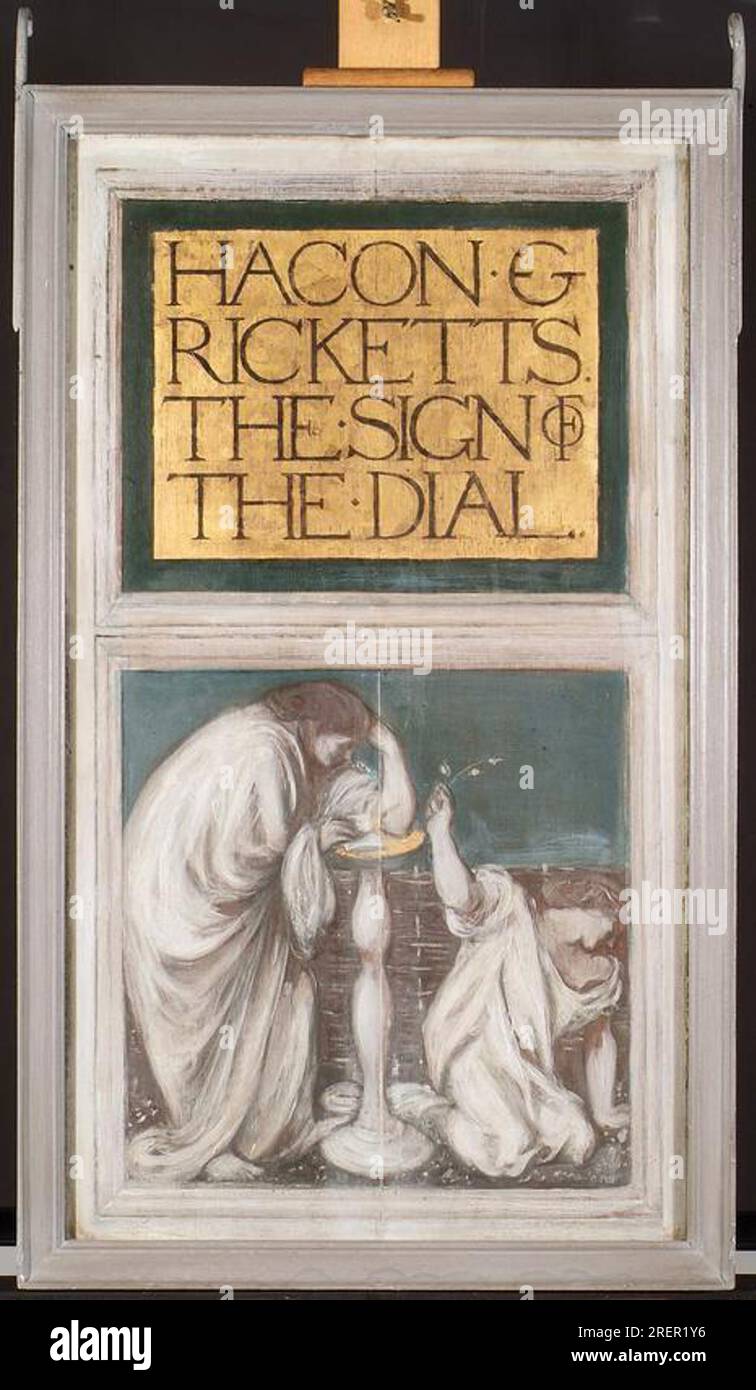 At the Sign of the Dial by Charles Hazlewood Shannon Stock Photo - Alamy