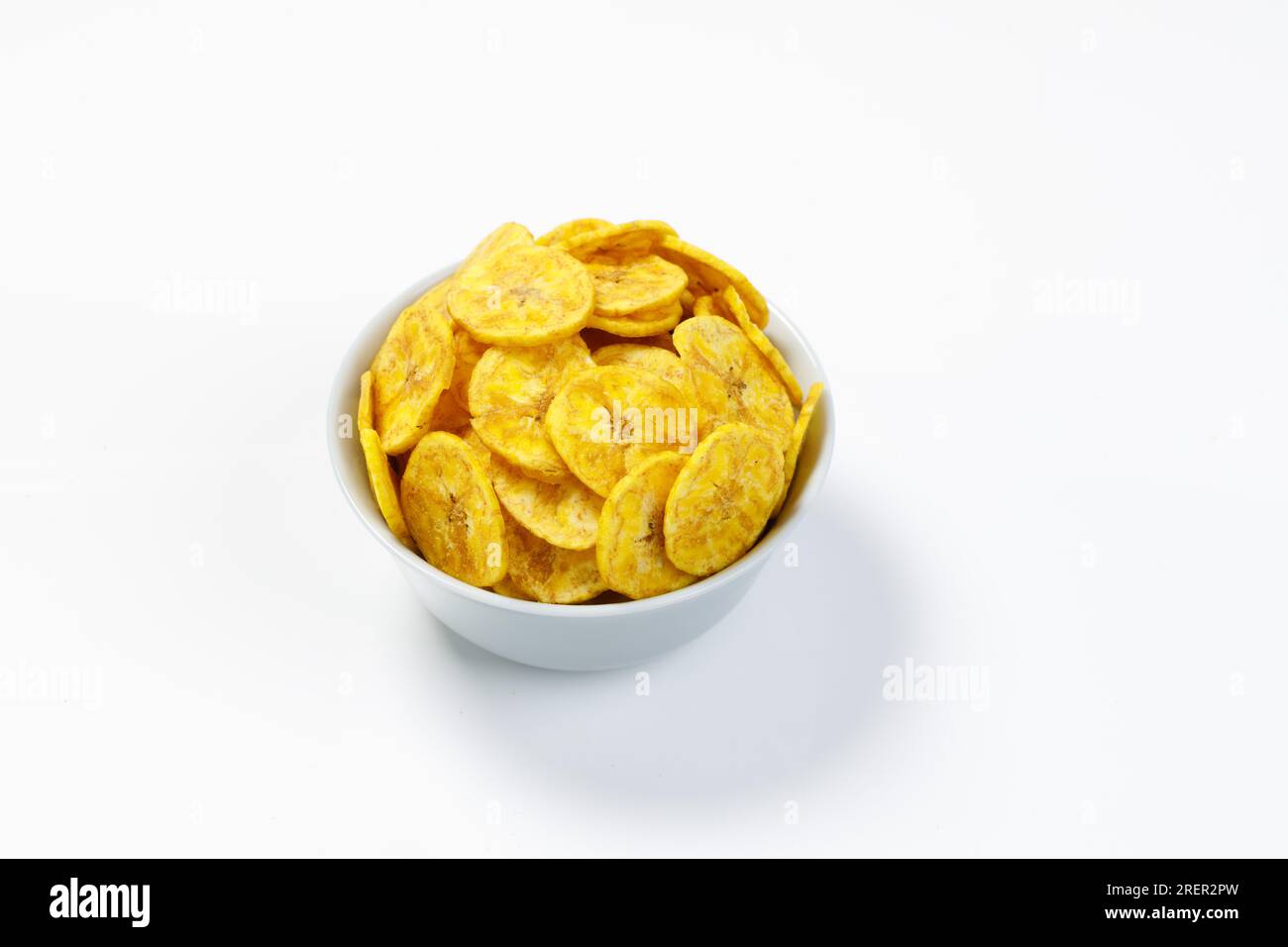 Kerala chips or Banana chips, cult snack item of Kerala,Arranged in a ...