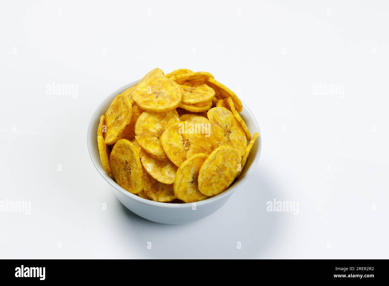 Kerala chips or Banana chips, cult snack item of Kerala,Arranged in a ...