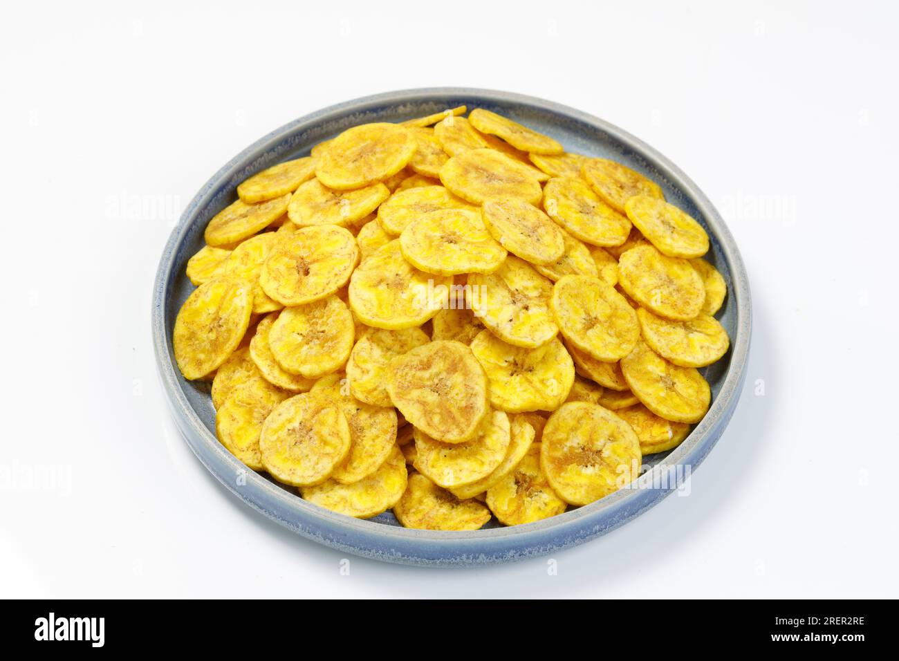 Kerala chips or Banana chips, cult snack item of Kerala,arranged in ...