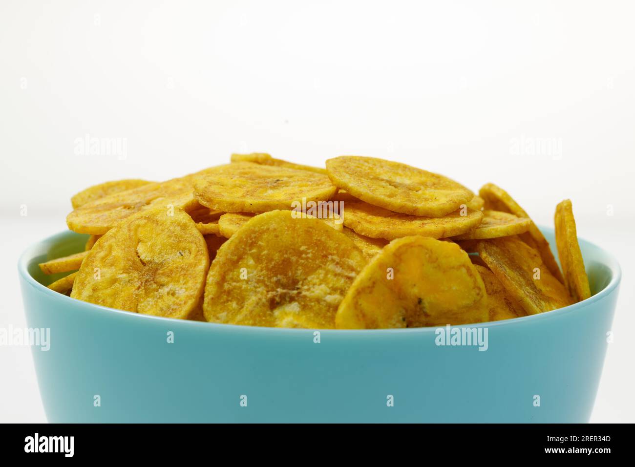 Kerala chips or Banana chips, cult snack item of Kerala,arranged in a ...