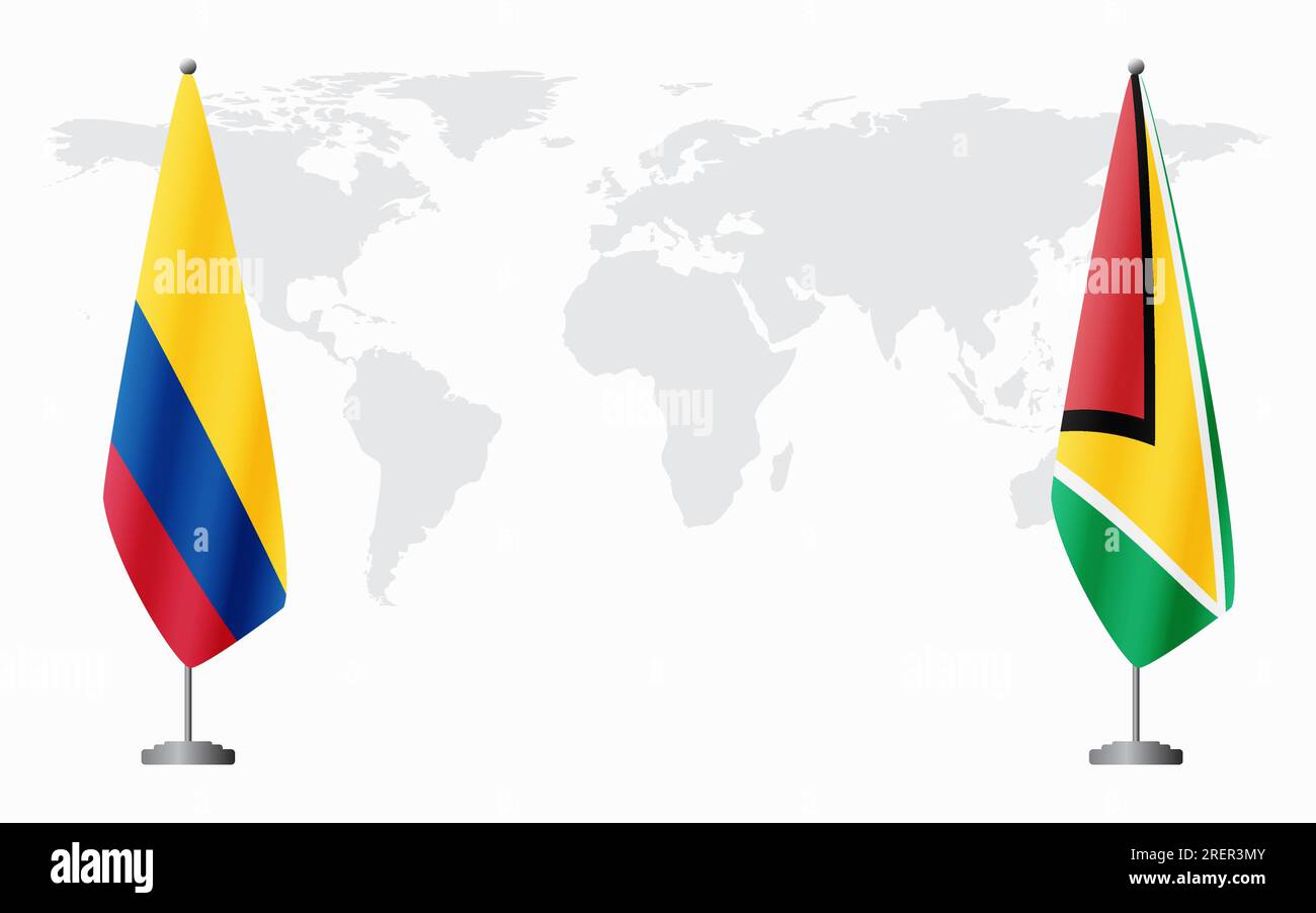 Colombia guyana Stock Vector Images - Alamy