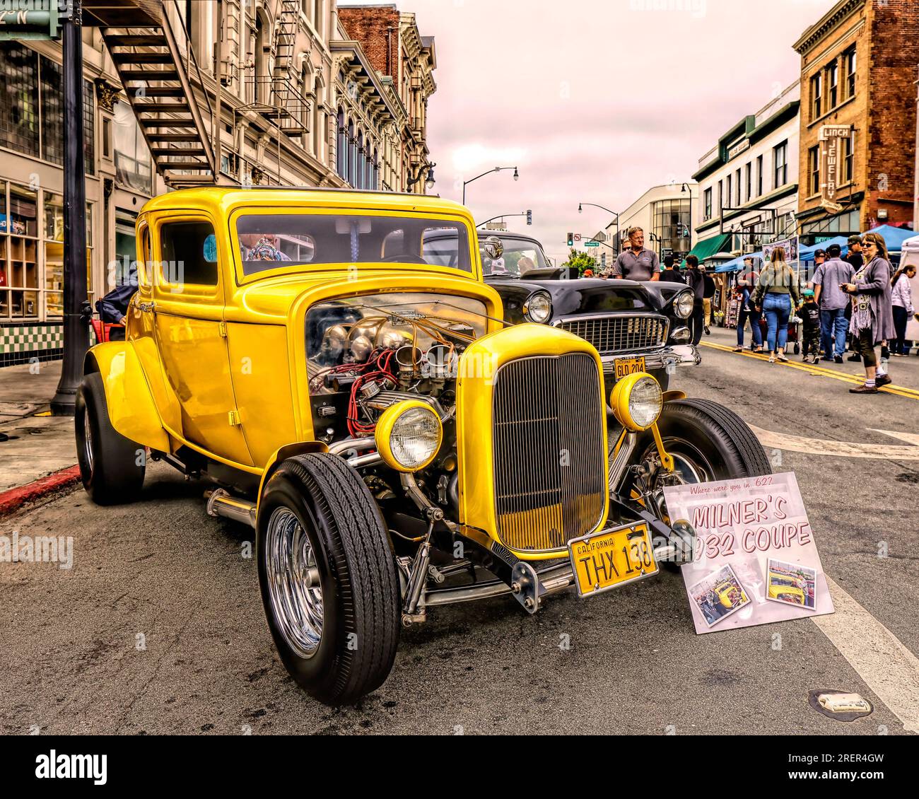 John Milner's classic '32 Ford coupe from the movie American Graffiti ...