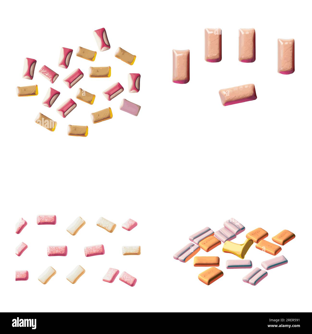 Chewing gum art Stock Vector Images - Alamy