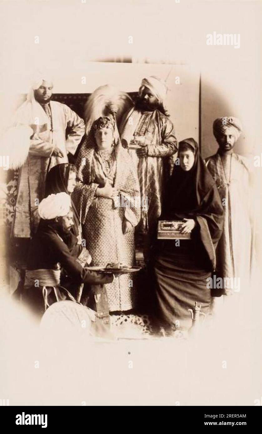 Tableau Vivant "India" - George Washington Wilson - ABDMS018027.35 1888 ...