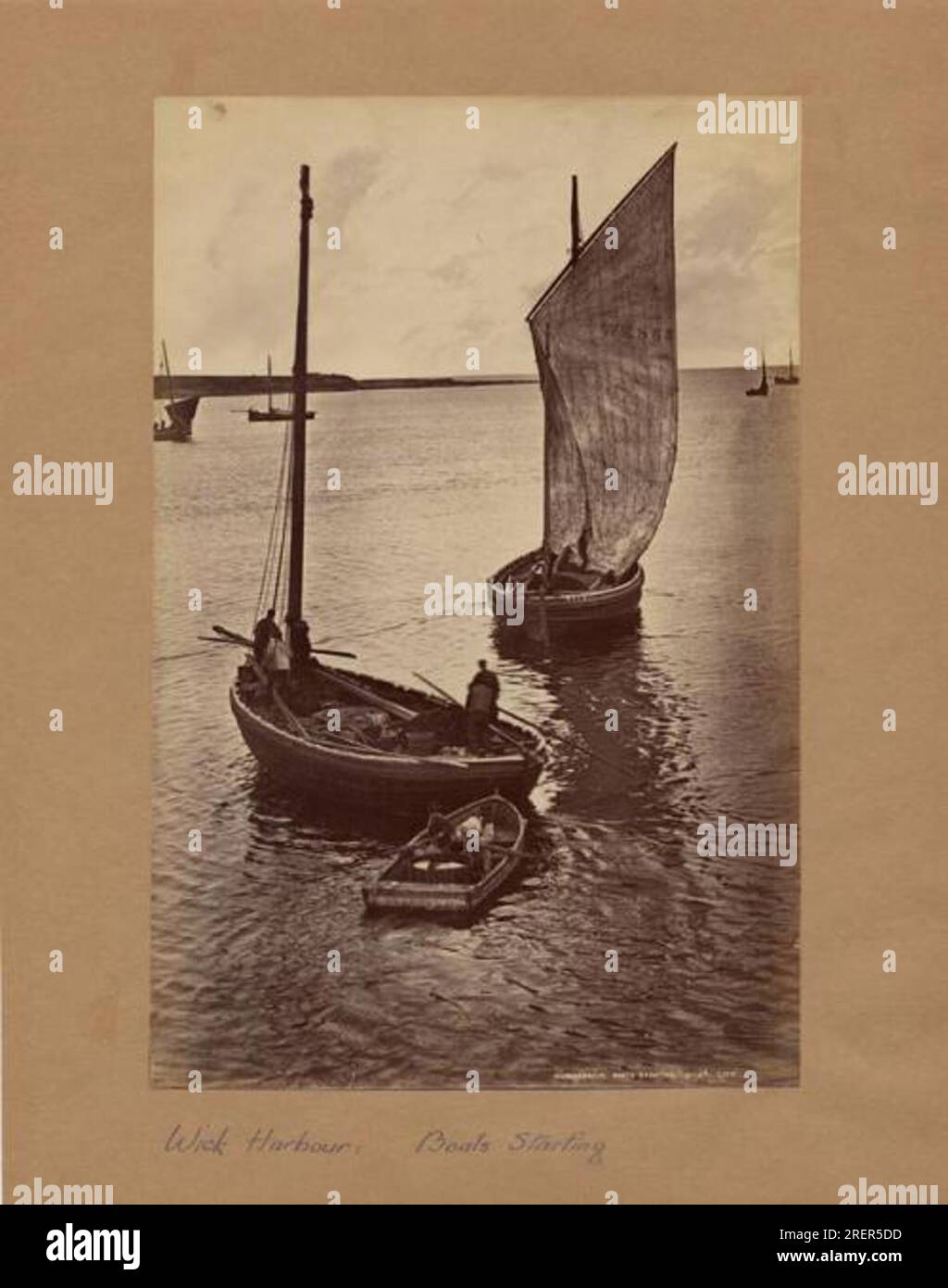 Boats Wick Harbour - George Washington Wilson by George Washington ...