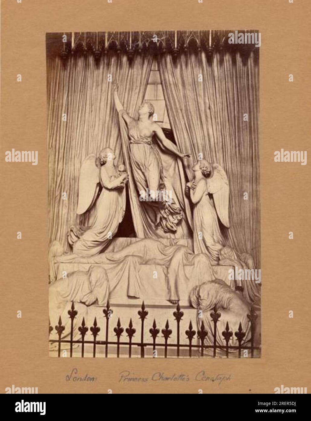 Princess charlottes cenotaph george washington wilson hi-res stock ...