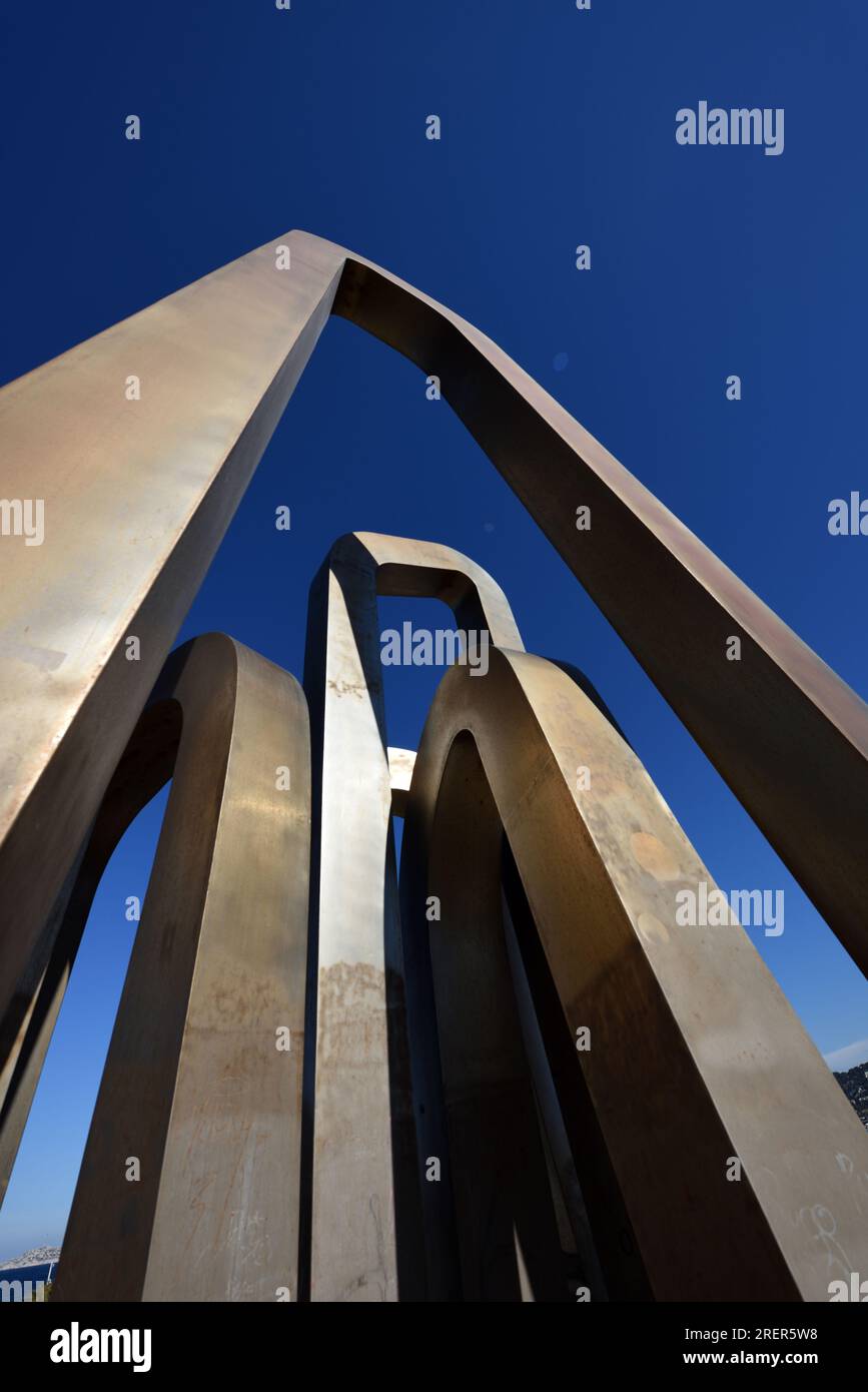 Les Septs Portes de Jerusalem, Modern Metal Sculpture by David Soussana ...