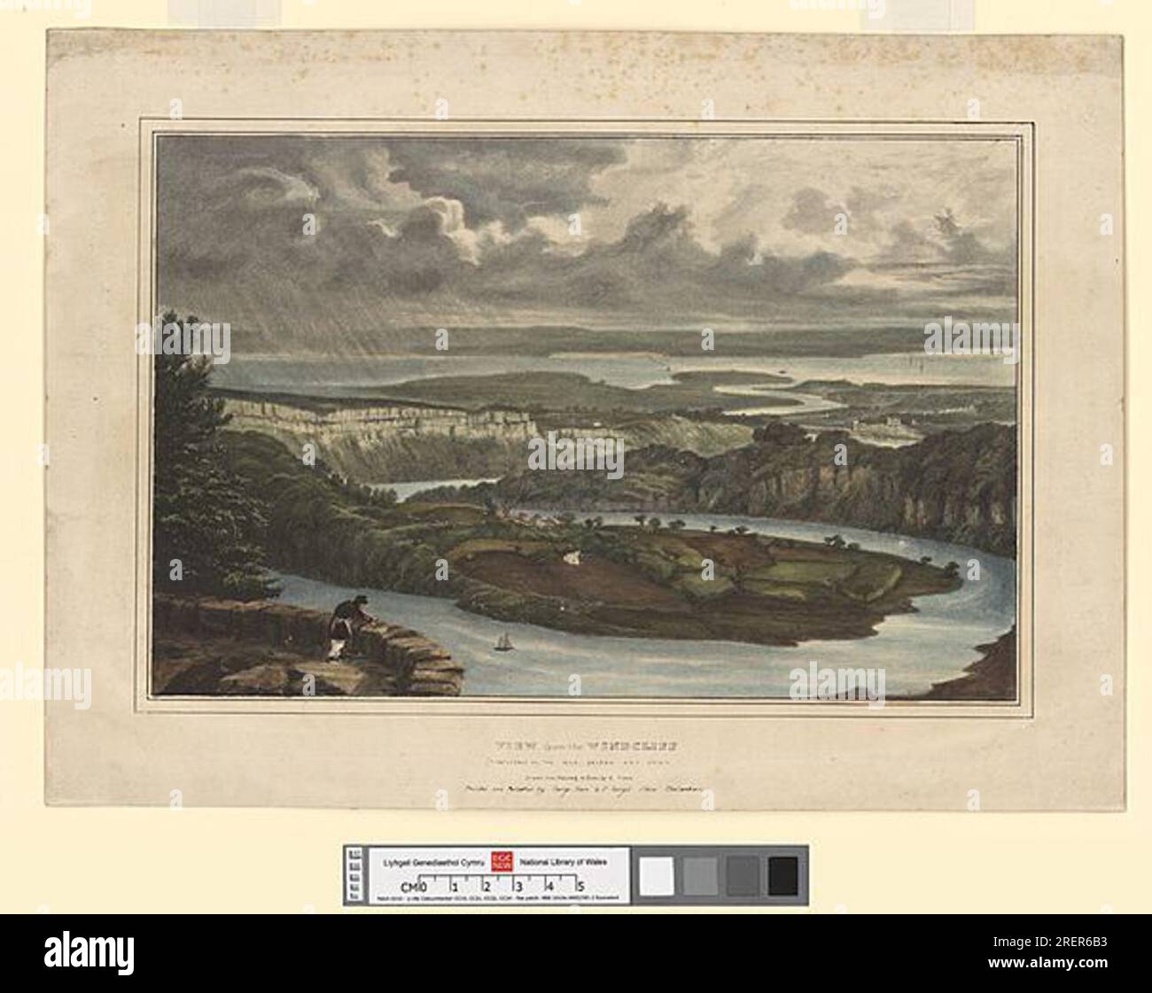 View from the Windcliff: Confluence of the Wye, Severn and Avon s.d. by ...
