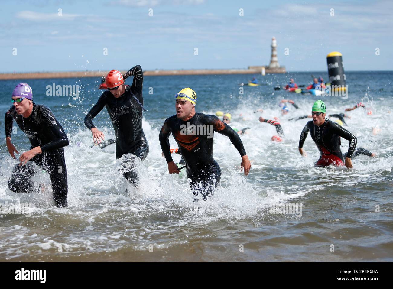 Great Britain's Max Stapley (left), Germany's Johannes Vogel (second ...