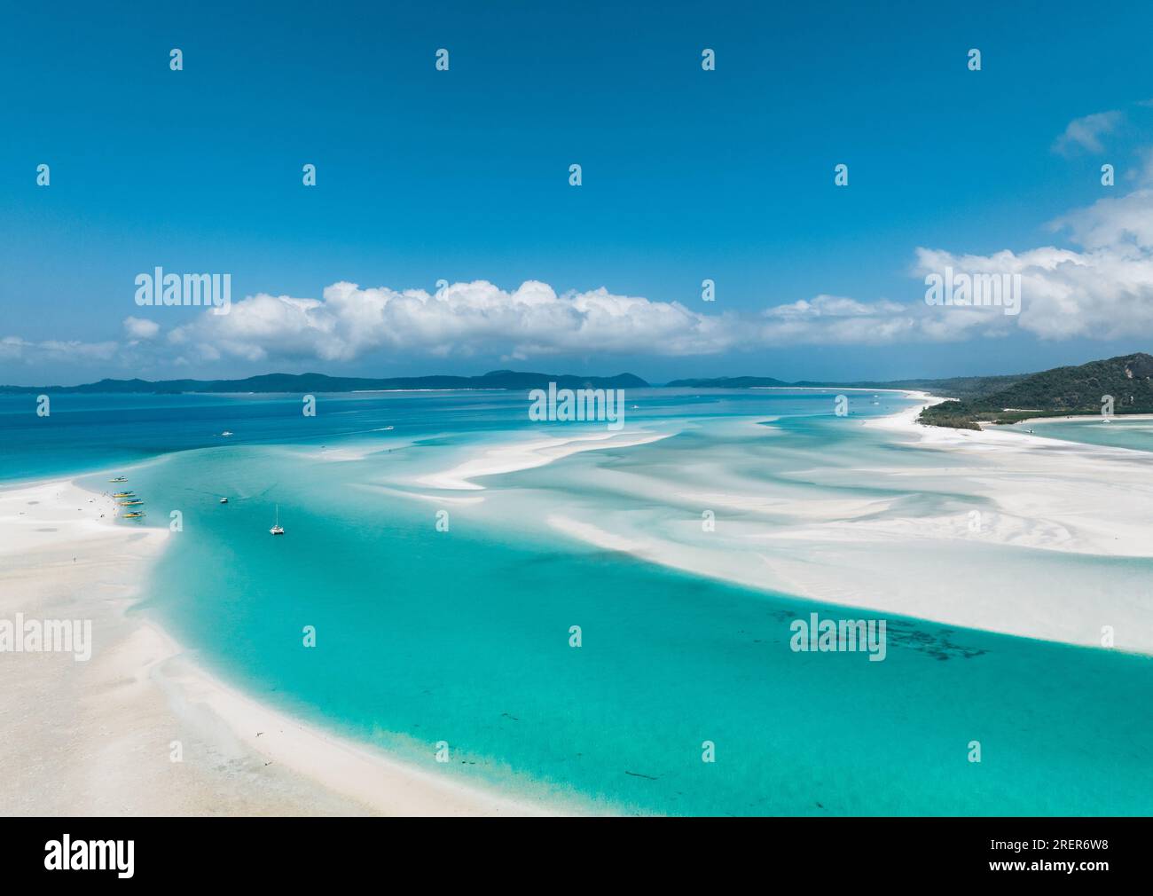 Whitehaven beach drone hi-res stock photography and images - Alamy