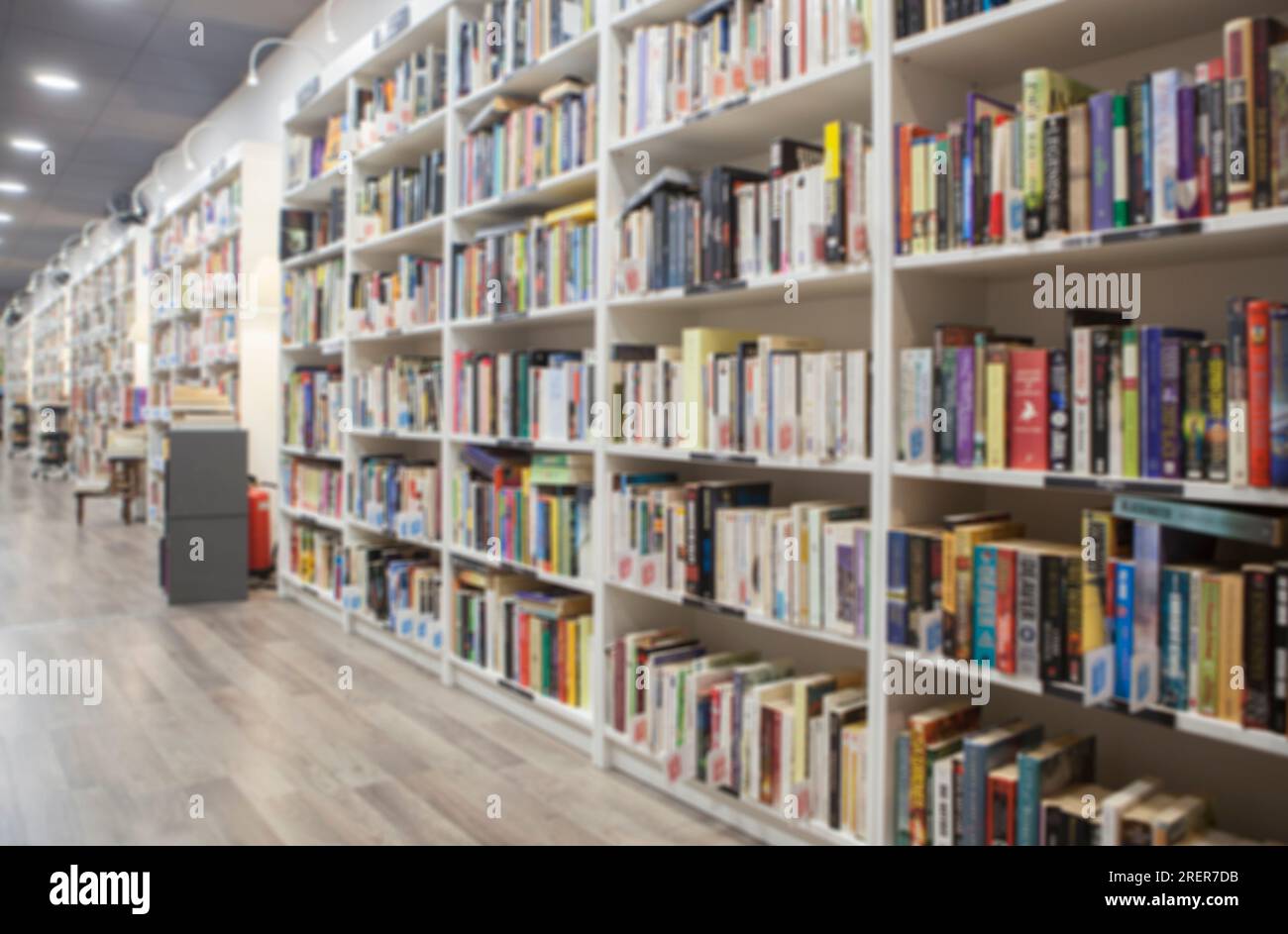 Retail shop interior ladder hi-res stock photography and images - Alamy