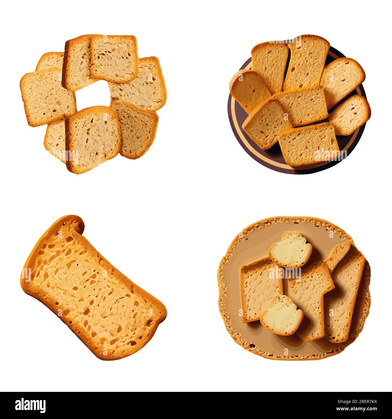Rusk vector vectors Stock Vector Images - Alamy
