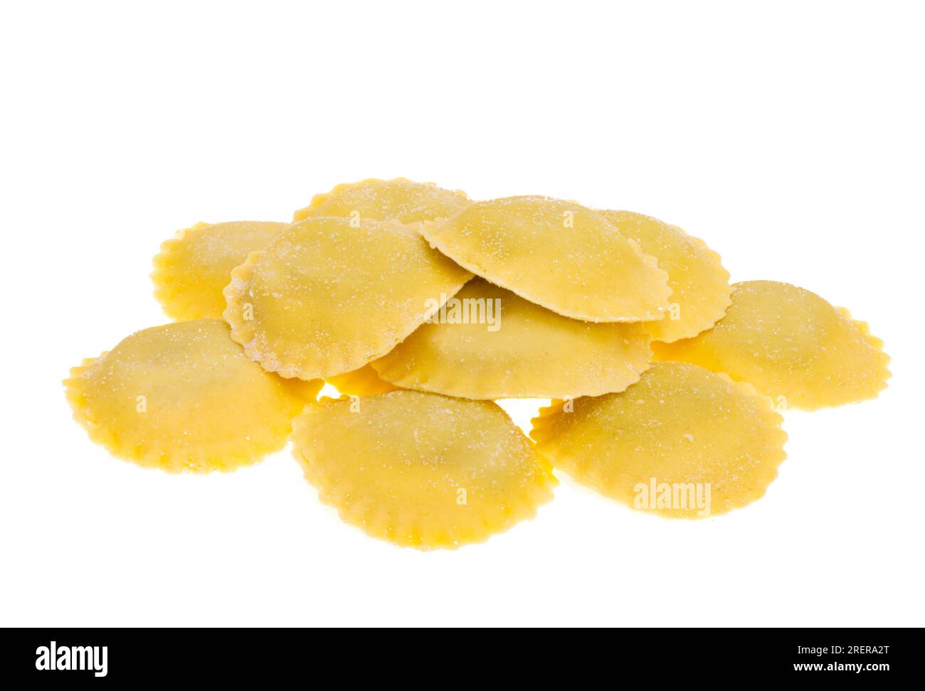 Ravioli isolated on white background Stock Photo - Alamy