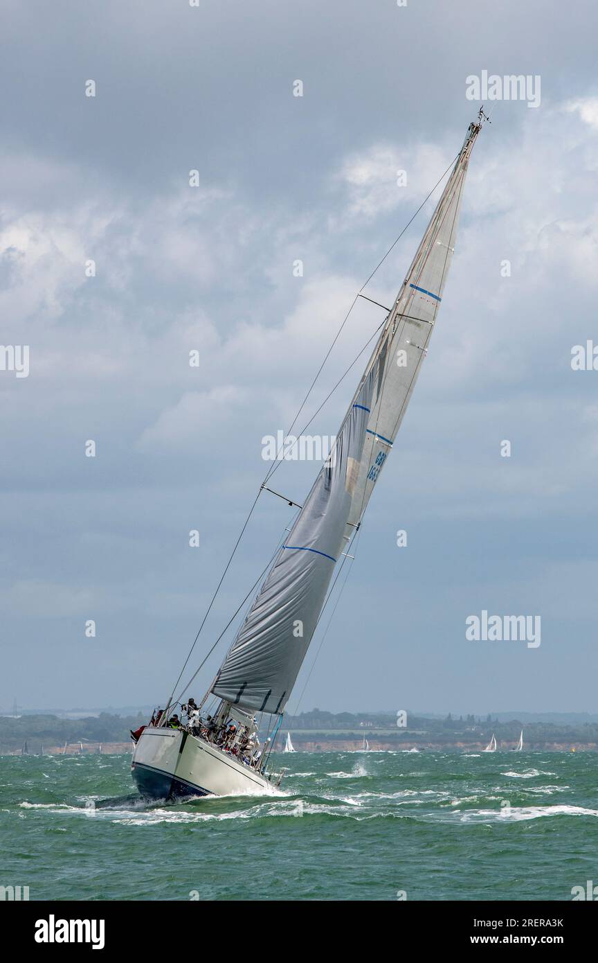 cowes week 2023, yacht racing regatta, isle of wight, uk Stock Photo ...