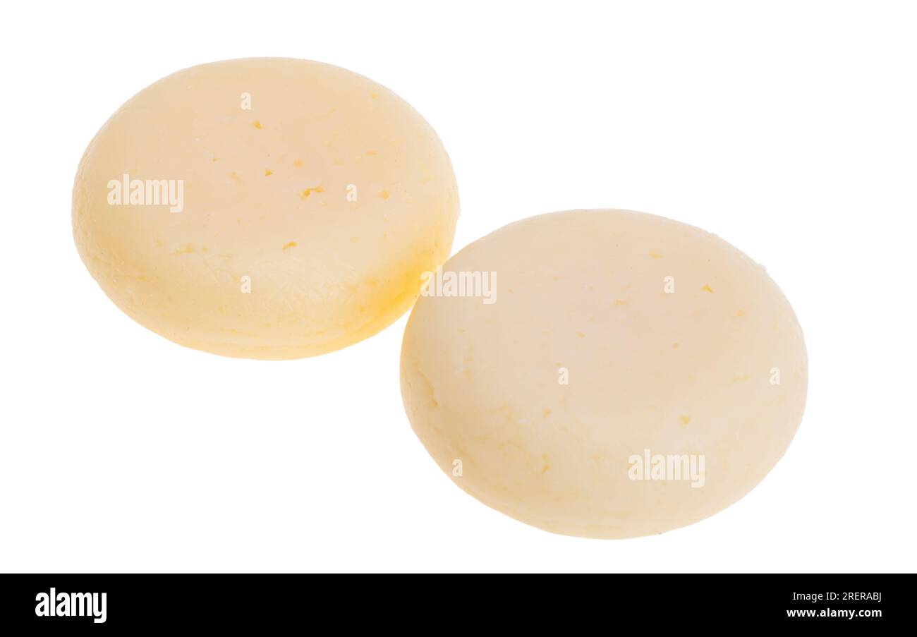 round cheese isolated on white background Stock Photo - Alamy