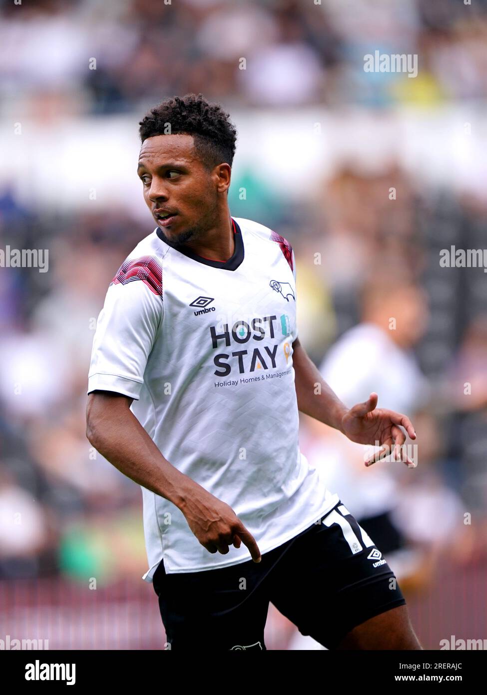 Derby County's Korey Smith during the pre-season friendly match at ...