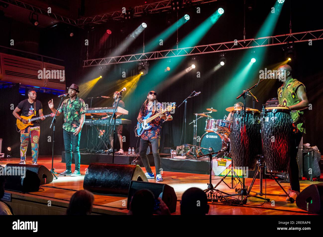 Mokoomba on stage at The Apex Stock Photo - Alamy