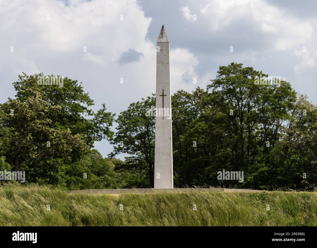 The Hill 70 Memorial Park, dedicated to the Canadian Corps that ...