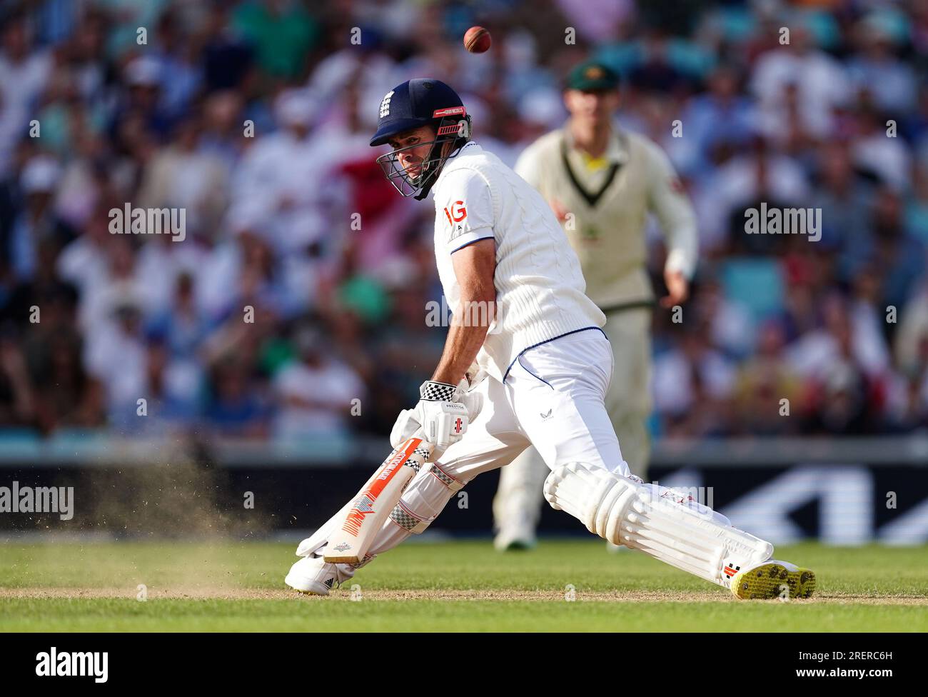 England's James Anderson in action during day three of the fifth LV ...