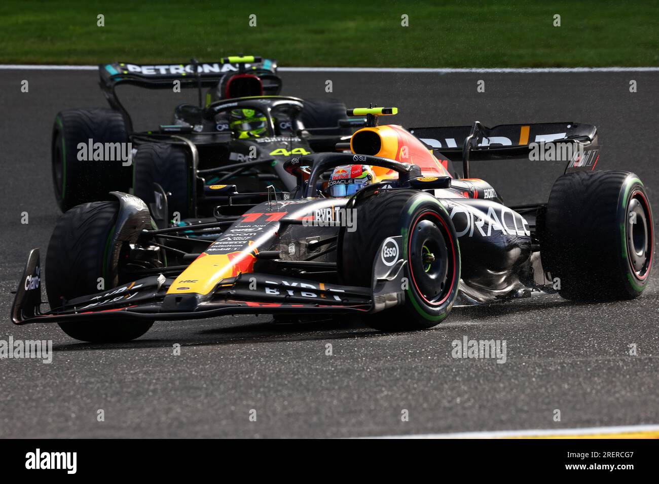Spa Francorchamps, Belgium. 29th July, 2023. Sergio Perez (MEX) Red ...