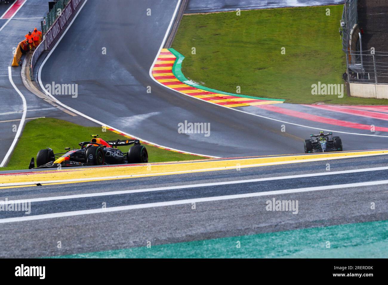 Sergio Perez (MEX) Redbull Racing RB19 during Sprint Race on Saturday ...