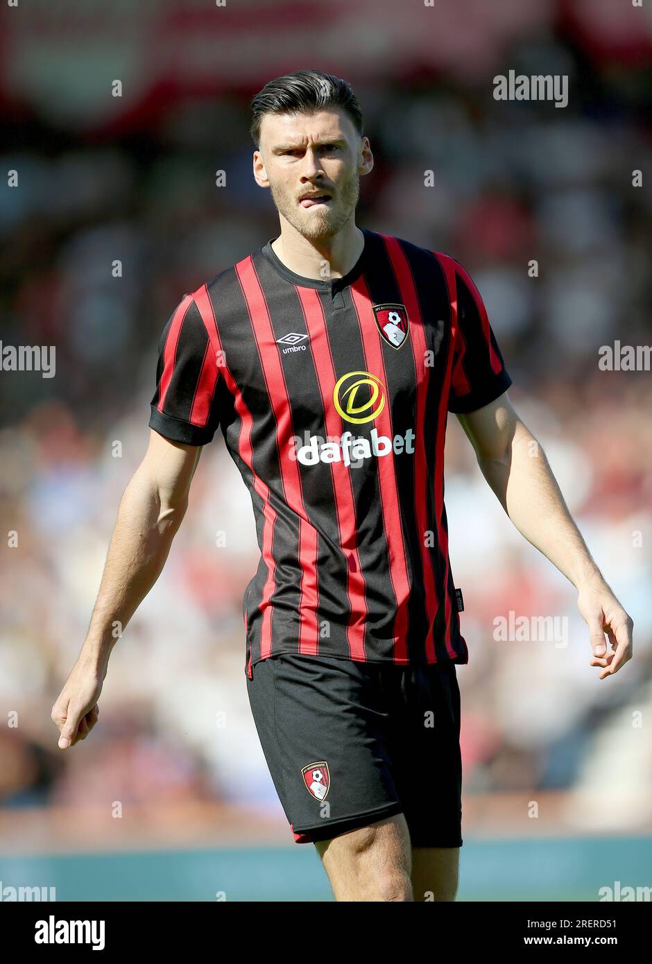 Bournemouth's Kieffer Moore during the pre-season friendly match at the ...