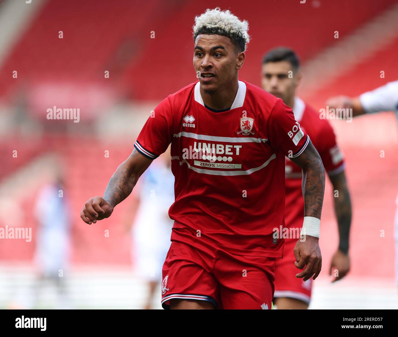 Morgan Rogers of Middlesbrough in action during the Pre-season friendly ...