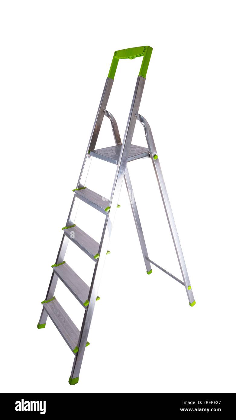 Staircase isolated on white background Stock Photo - Alamy
