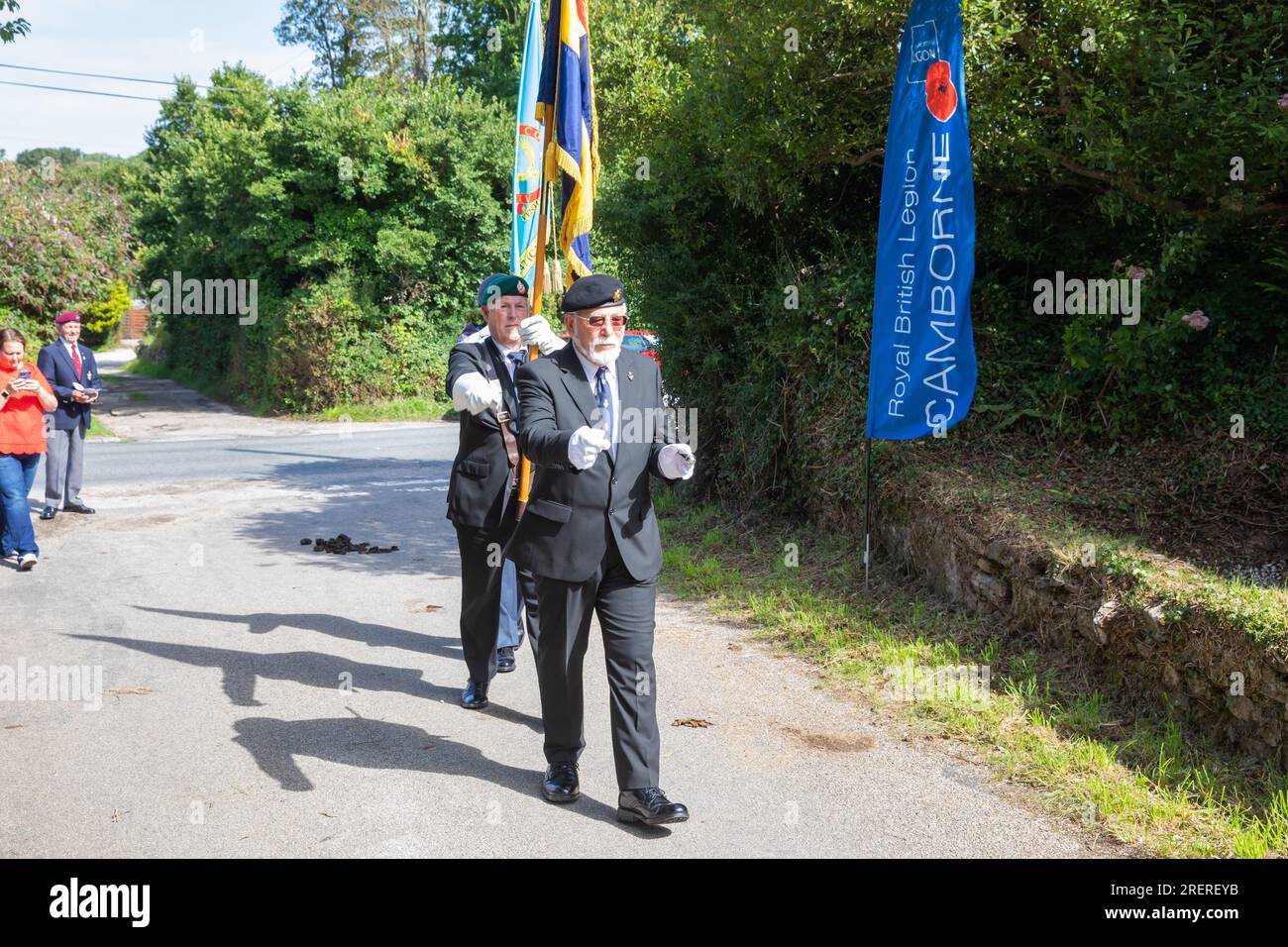 Camborne, Cornwall, 29th July 2023, Mayor of Camborne, Zoe Fox, joined ...