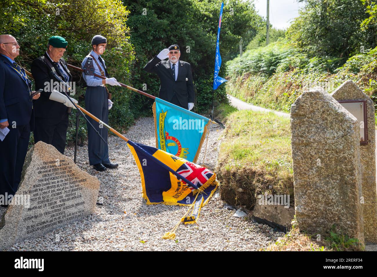 Camborne, Cornwall, 29th July 2023, Mayor of Camborne, Zoe Fox, joined ...