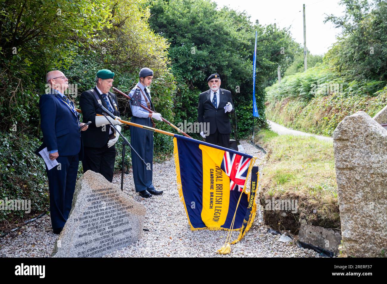 Camborne, Cornwall, 29th July 2023, Mayor of Camborne, Zoe Fox, joined ...