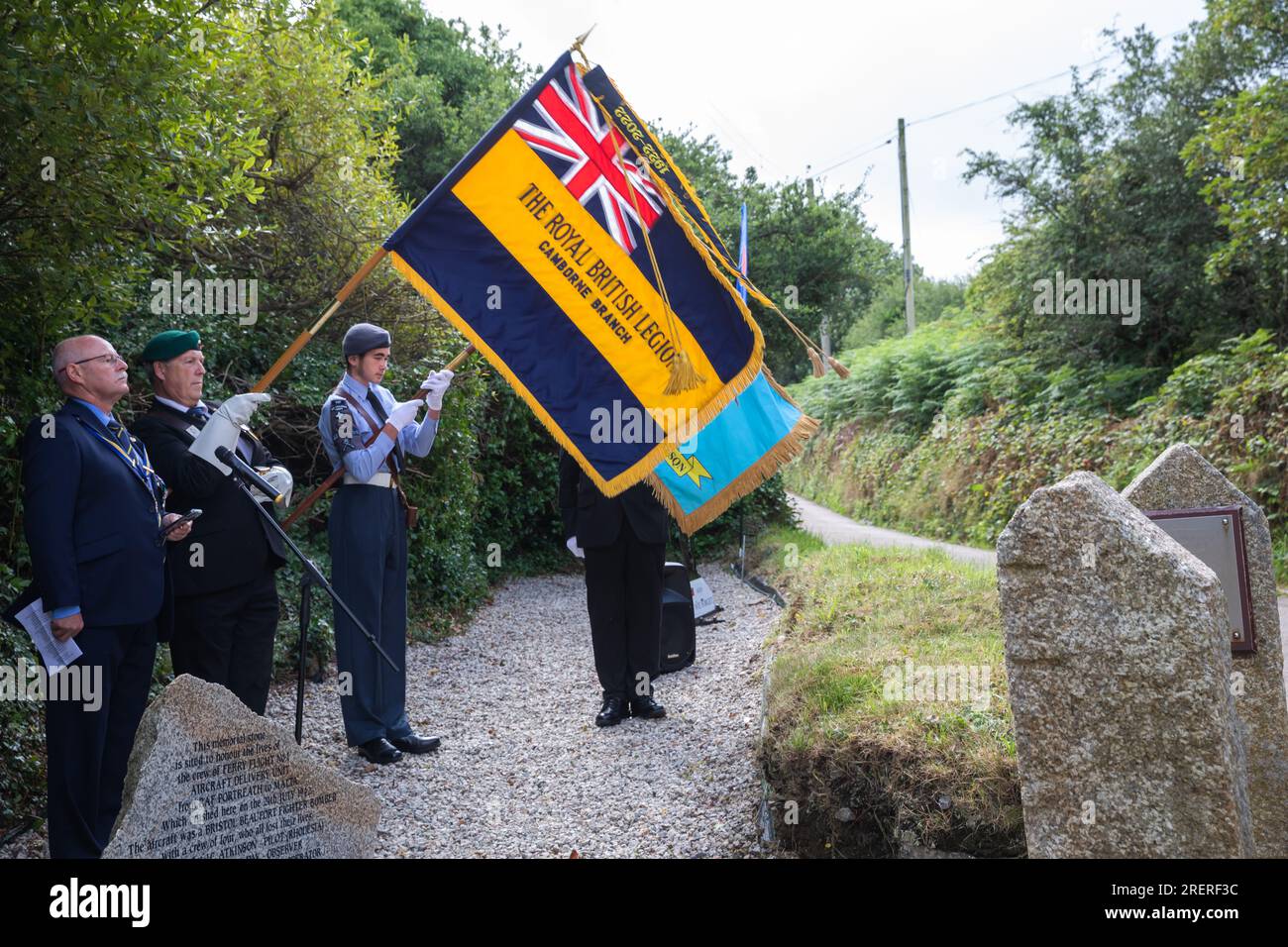 Camborne, Cornwall, 29th July 2023, Mayor of Camborne, Zoe Fox, joined ...